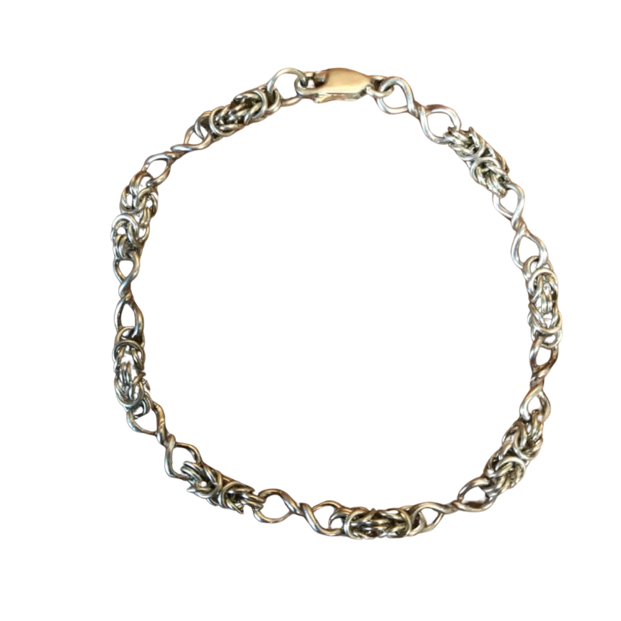 Sterling Silver 925 Fancy Chain Link Bracelet (s)