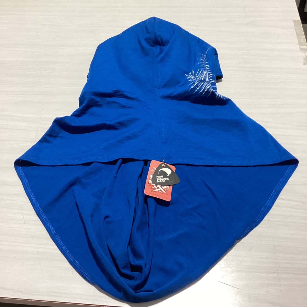 Jill Maine NZ Womens Size M Short Cropped Jacket/ Hooded Jacket Blue Merino Wool - 2 very small ...