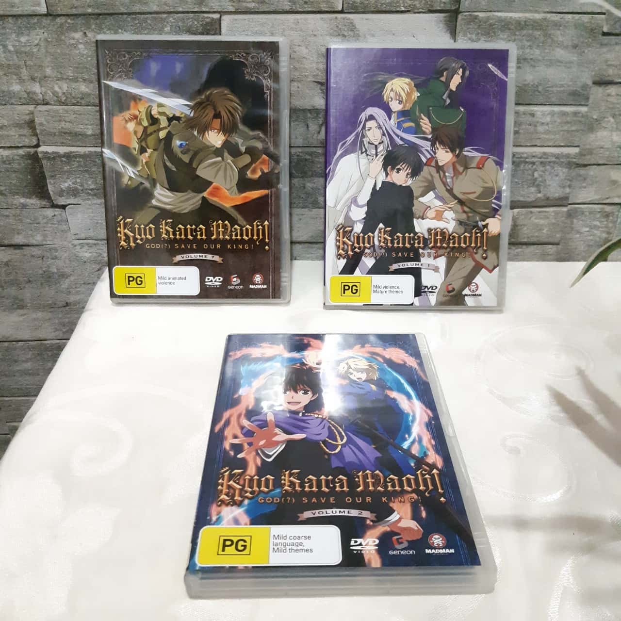kyo kara maoh! God (?) Save Our King! Volume 1,2 & 7