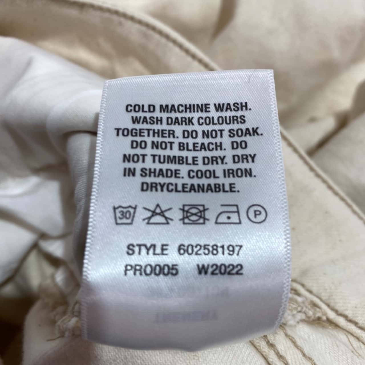 Trenery Womens Size 18 Boyfriend Jeans Cream