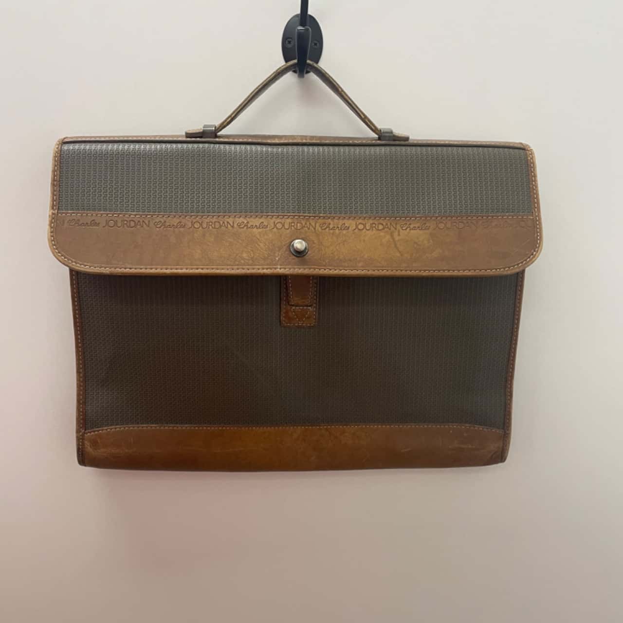 Charles Jourdan Actif Briefcase/Document Holder - Tan (s)