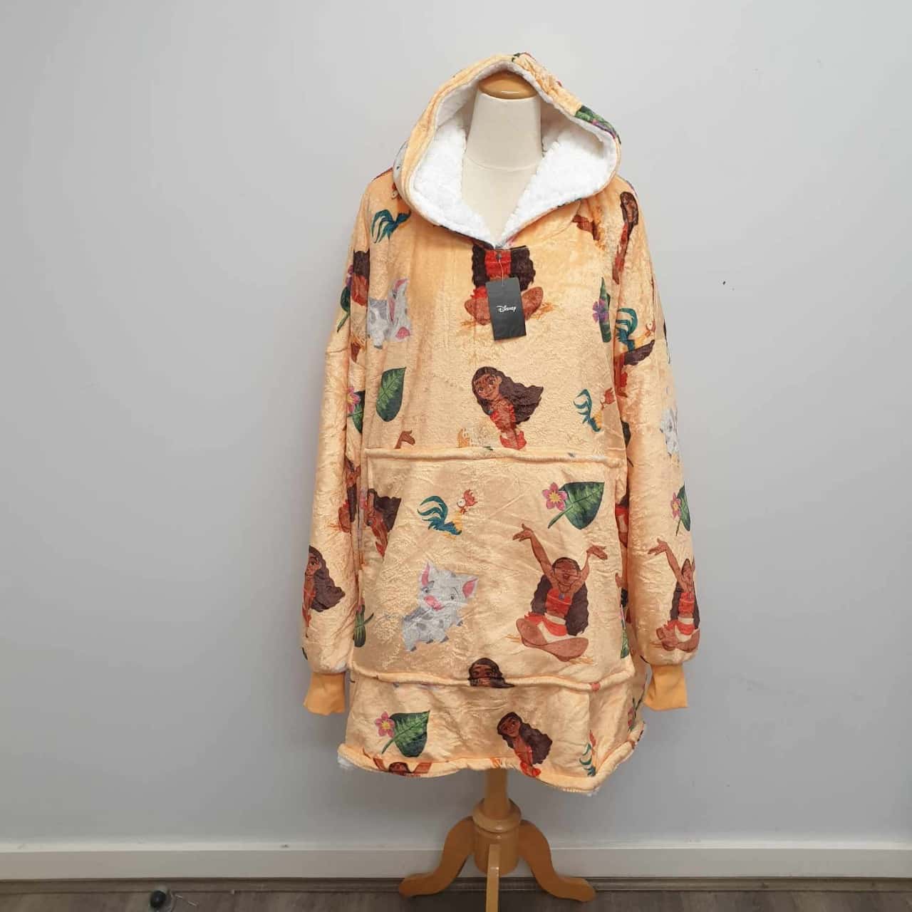 Disney Moana Oodie Gorgeous Apricot Coloured with Picture Detail Size ...