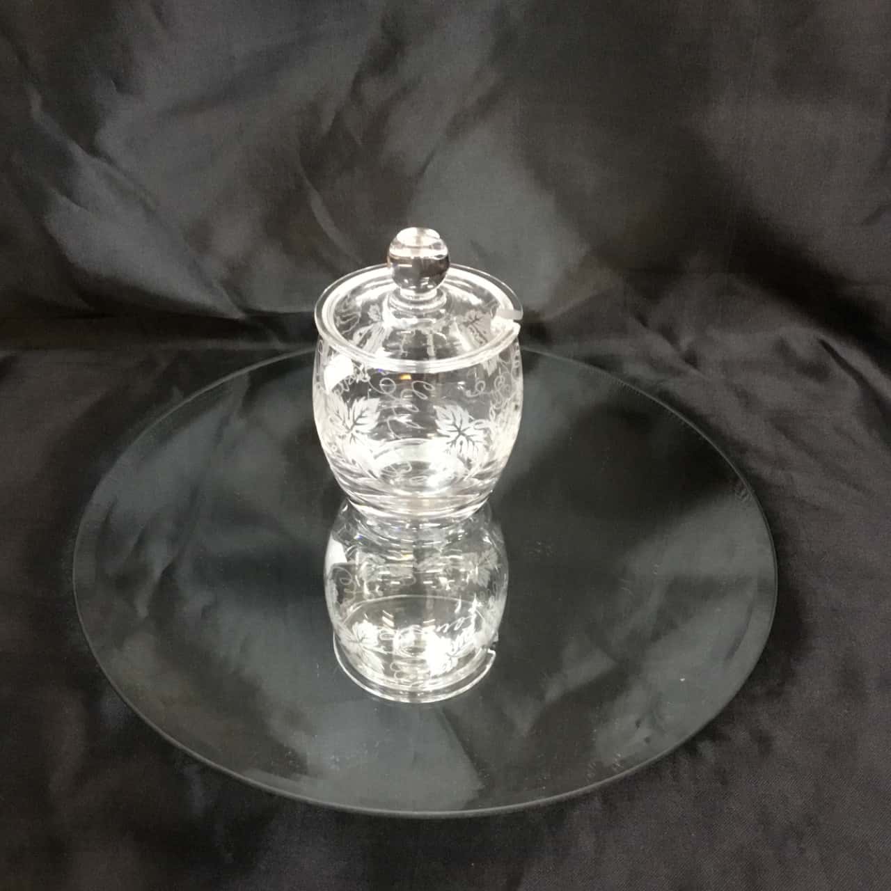 *VINTAGE* Stuart Lead Crystal Sugar Bowl with Lid