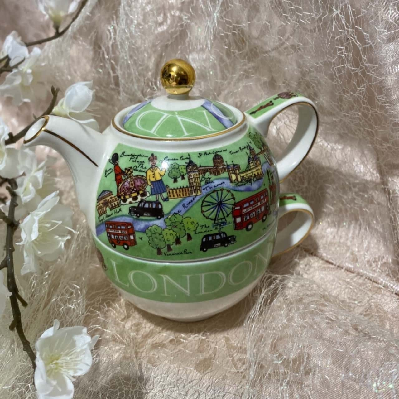 James Sadler London Tour Tea For One Pot