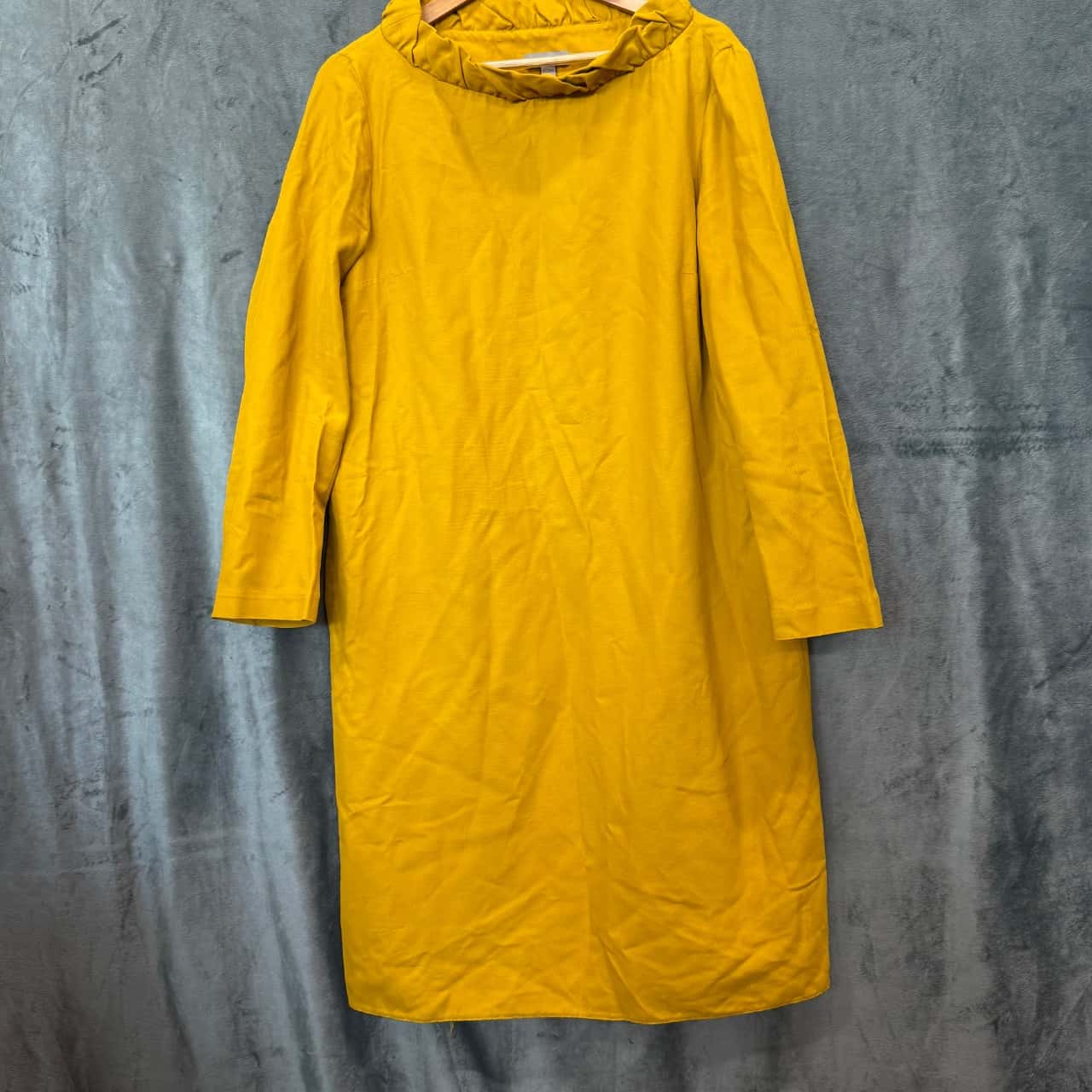 COS Womens Size 44 Midi Dress Mustard (s)