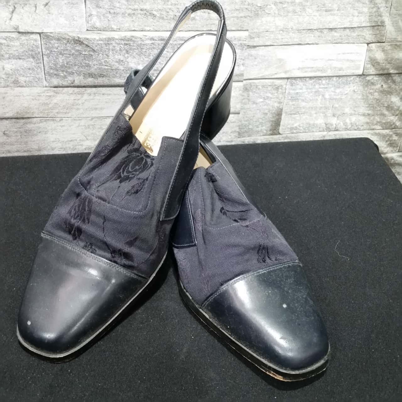 parker - roche Womens Size 8 Black / Navy Blue shoes (s)