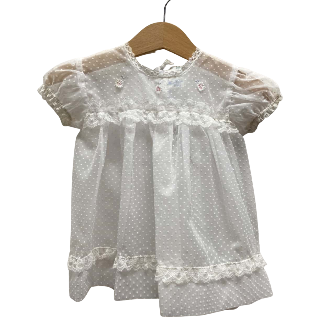 Vintage Maude Wilson Sheer Polka Dot Dress s Vintage Maude Wilson Sheer Polka Dot Dress s