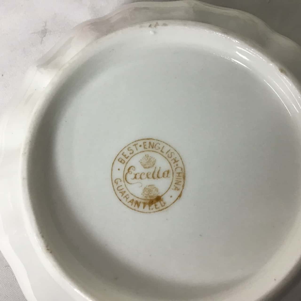 Vintage Excella Best English China Floral Pattern Jug and Bowl