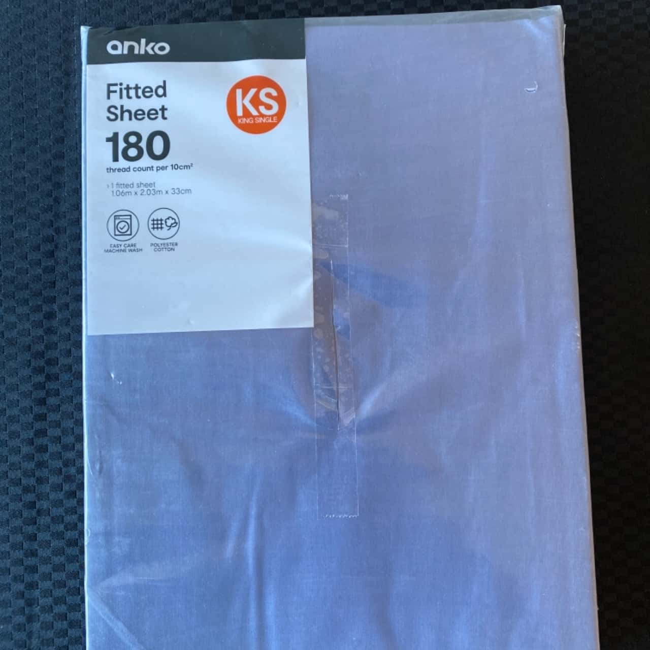 180 Thread Count Fitted sheet - King Single (KS)(s)