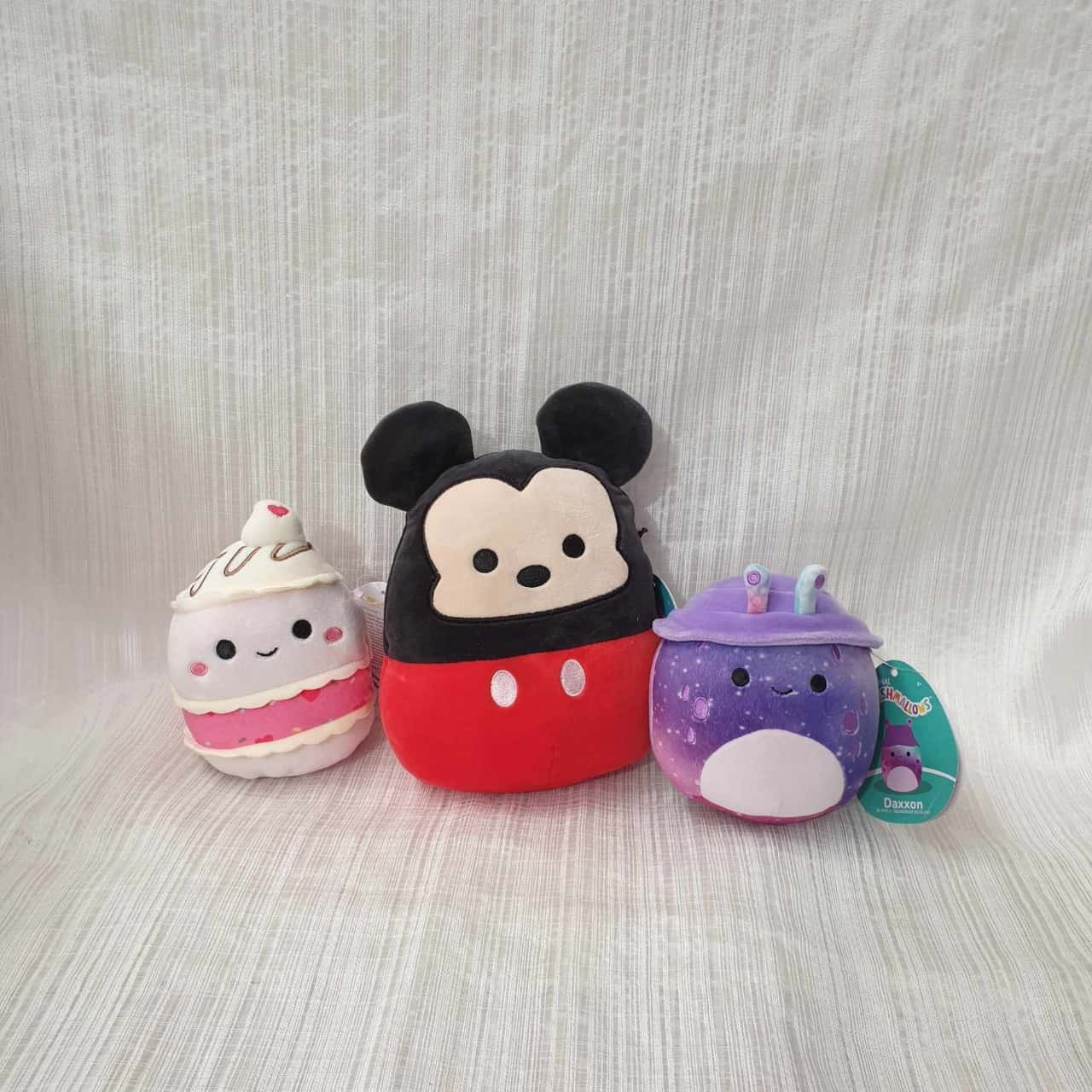 Squishmallows Disney Mickey Mouse, Daxxon the Alien & Brinya the Pink ...