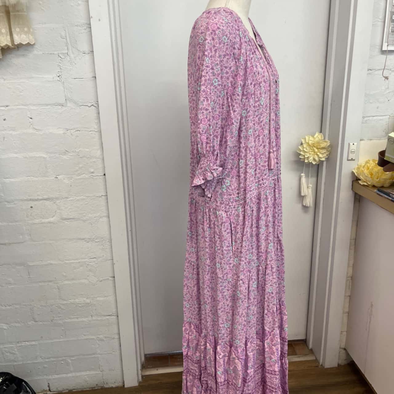 Jaase Pink and mauve Maxi dress S (s)