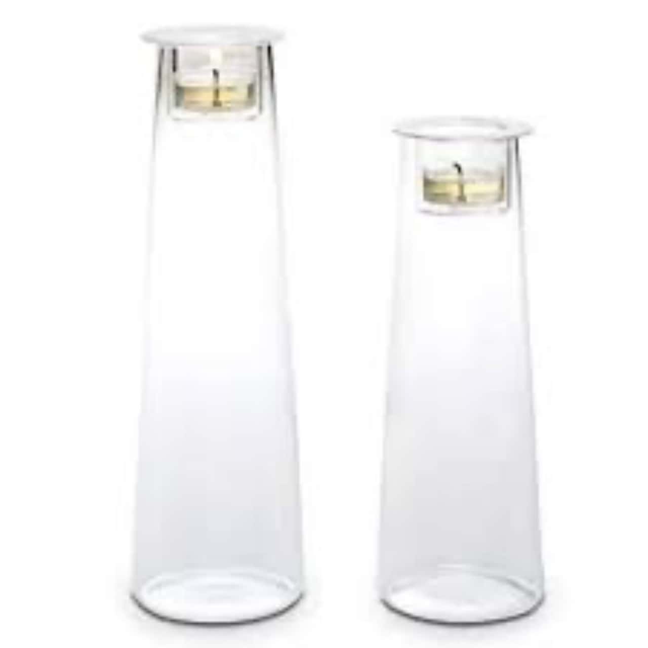 Partylite - clearly creative tall symmetry pair of candleholders(s ...