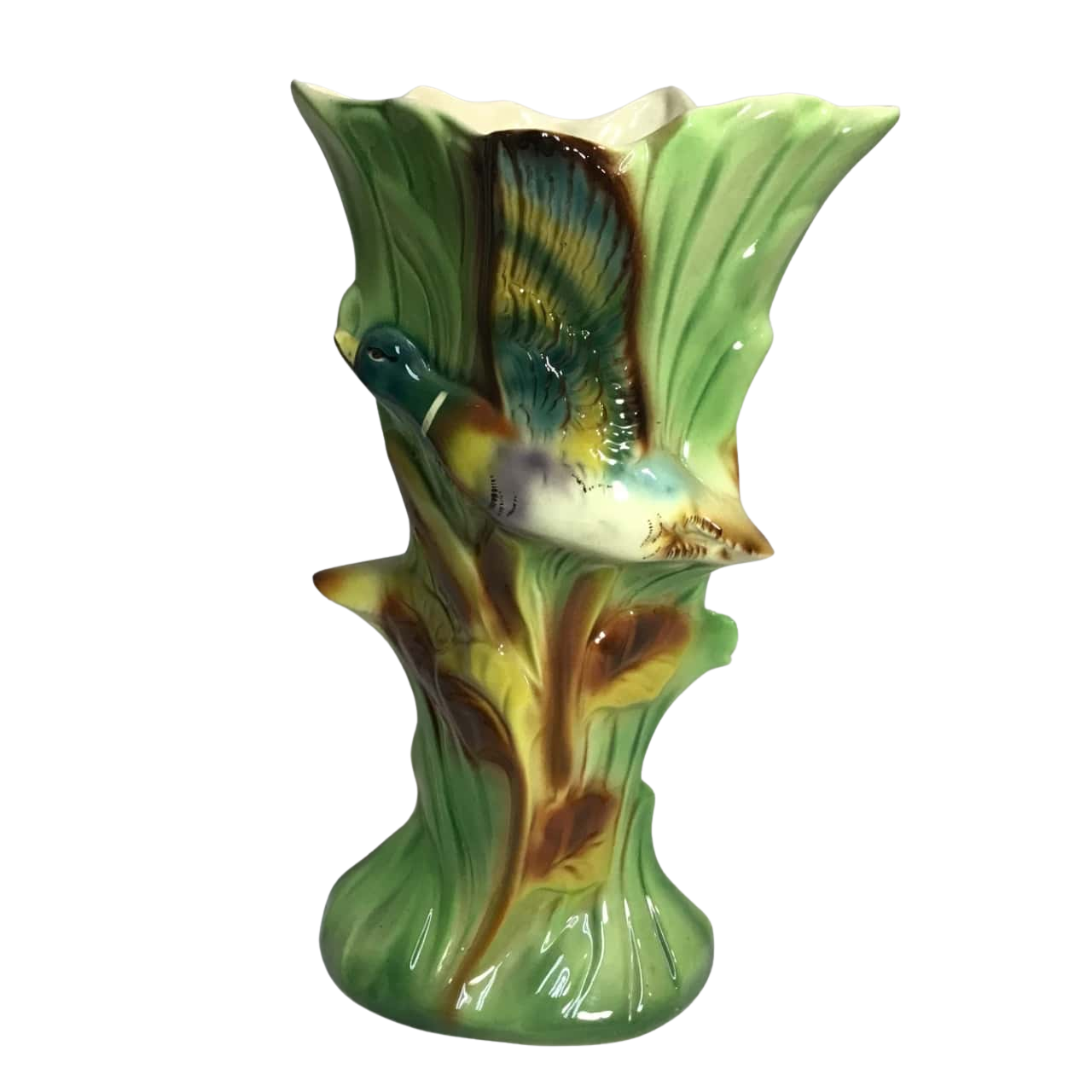 Vintage 1950's Australian Pottery Kalmar ACCP Large Duck Vase
