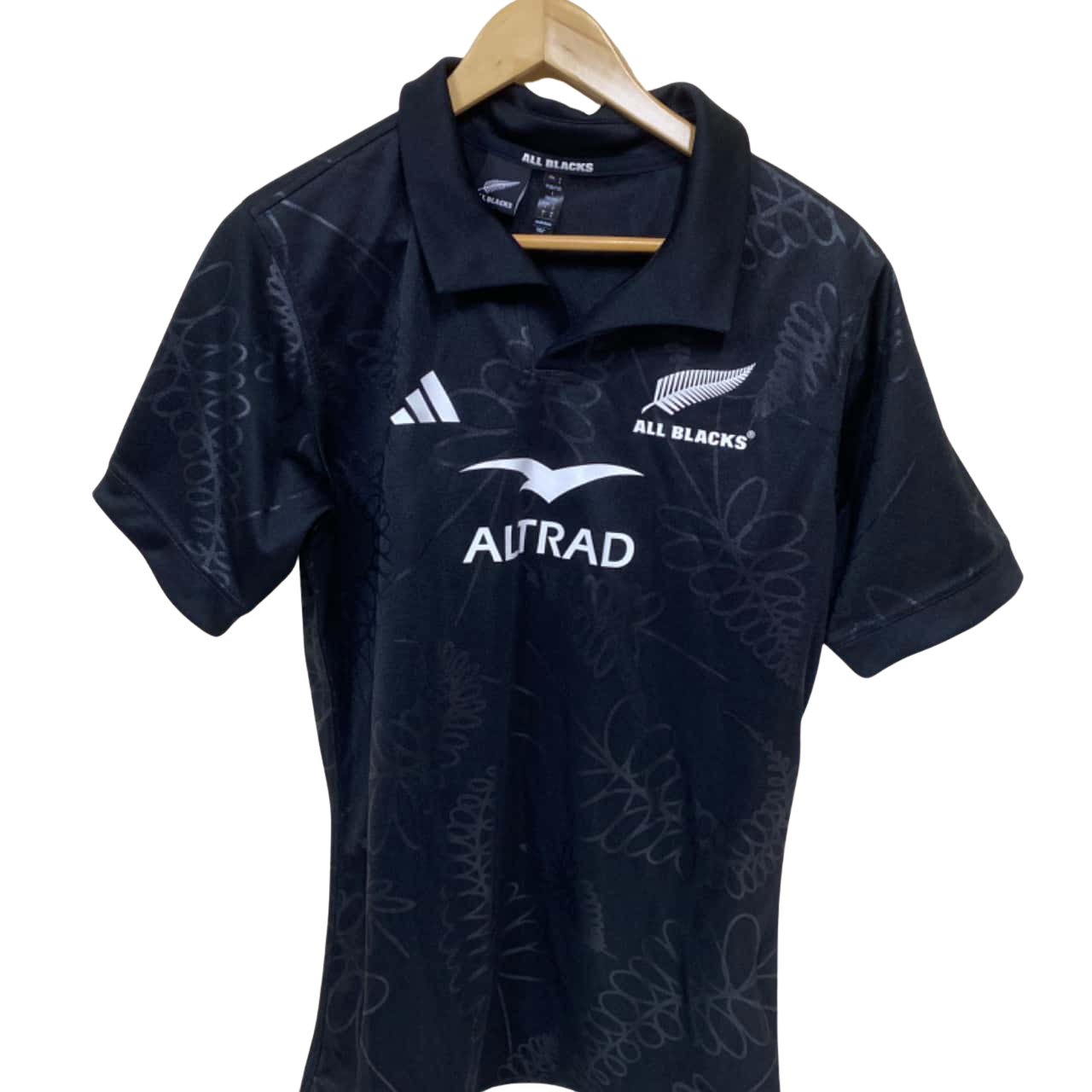 Adidas All Blacks Rugby Polo Shirt Size L(s)