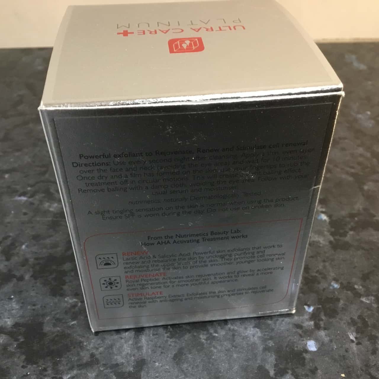 Nutrimetics Ultra Care Platinum AHA Activating Treatment with Royal ...