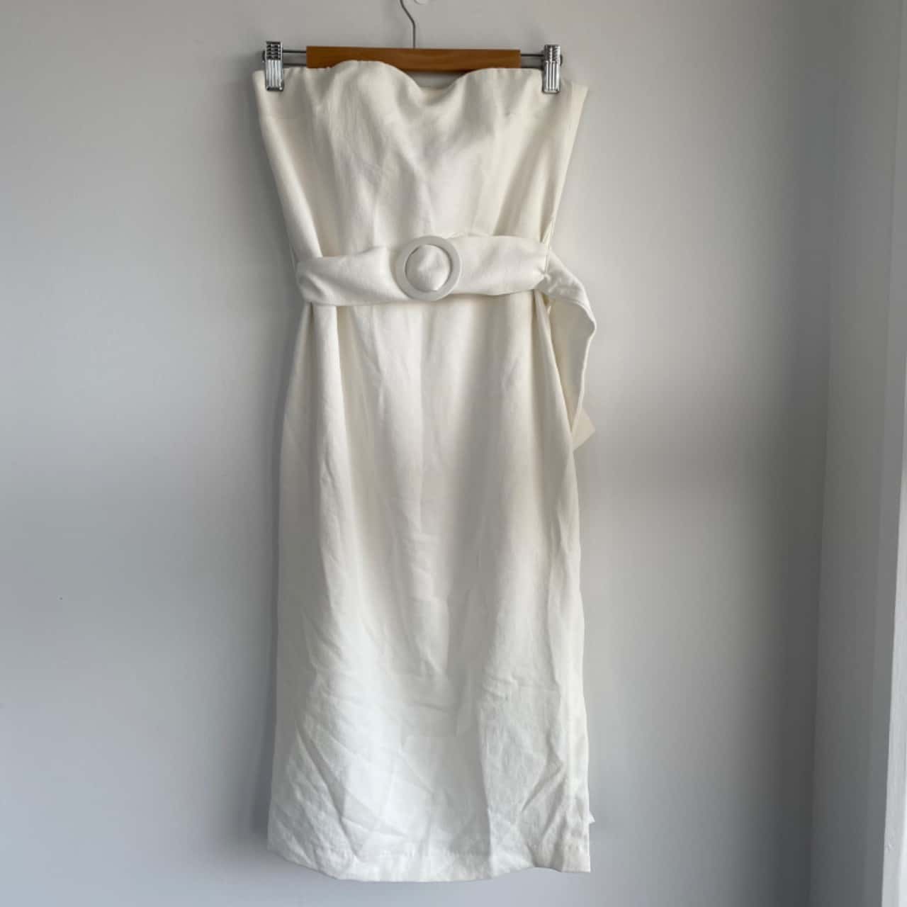 Kookai Erica Dress Natural White Size 38 / 8 / S(s)
