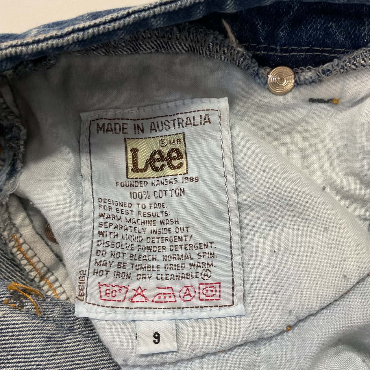 Lee Womens Size 9 Denim Skirt Blue