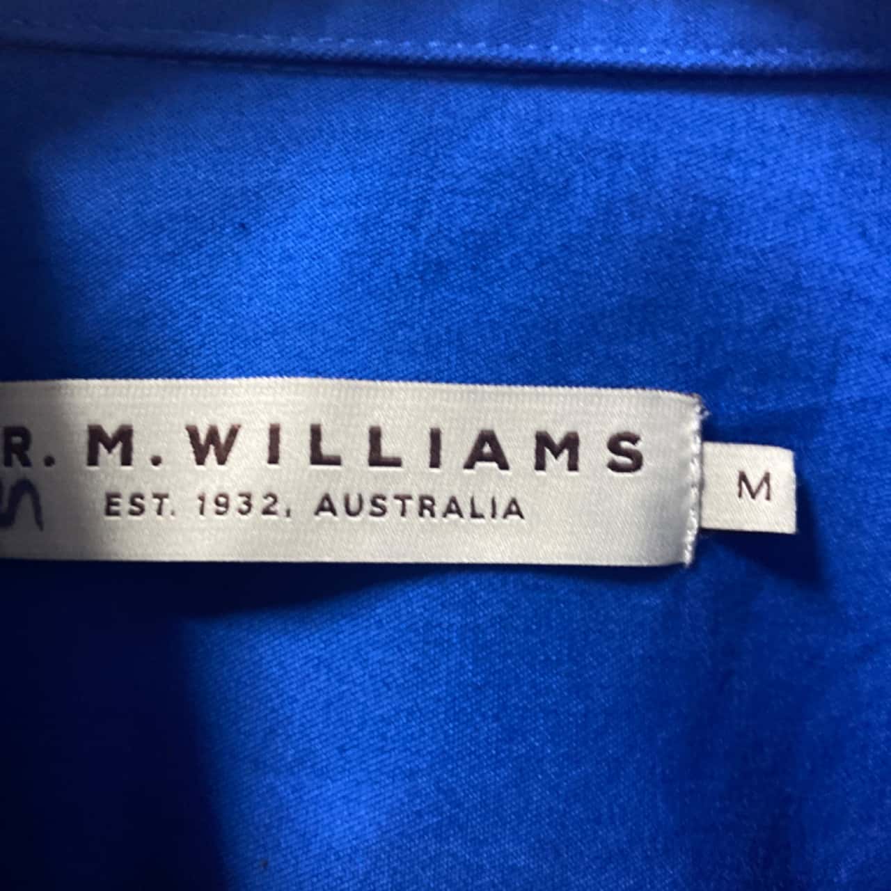 R.M. Williams Mens Size M Blue shirt(s)