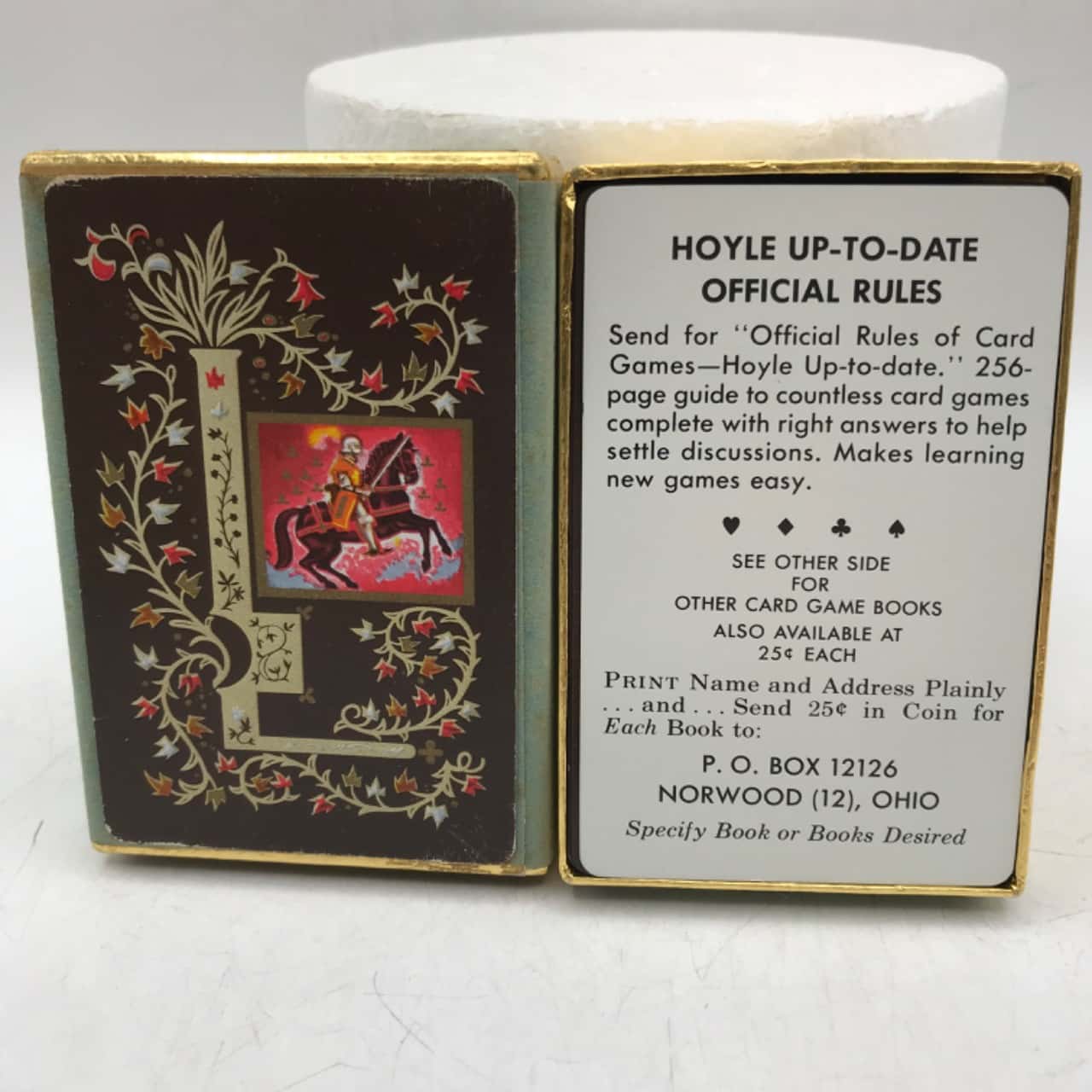 Vintage Congress Playing Cards Complete Quirky in Flocked Packet Gold ...