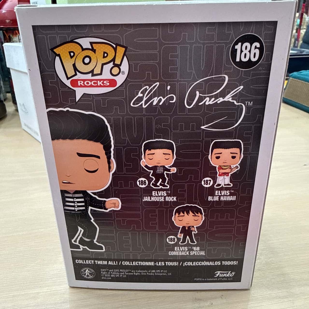 Funko Pop! Rocks Elvis Presley - Elvis Jailhouse Rock #186