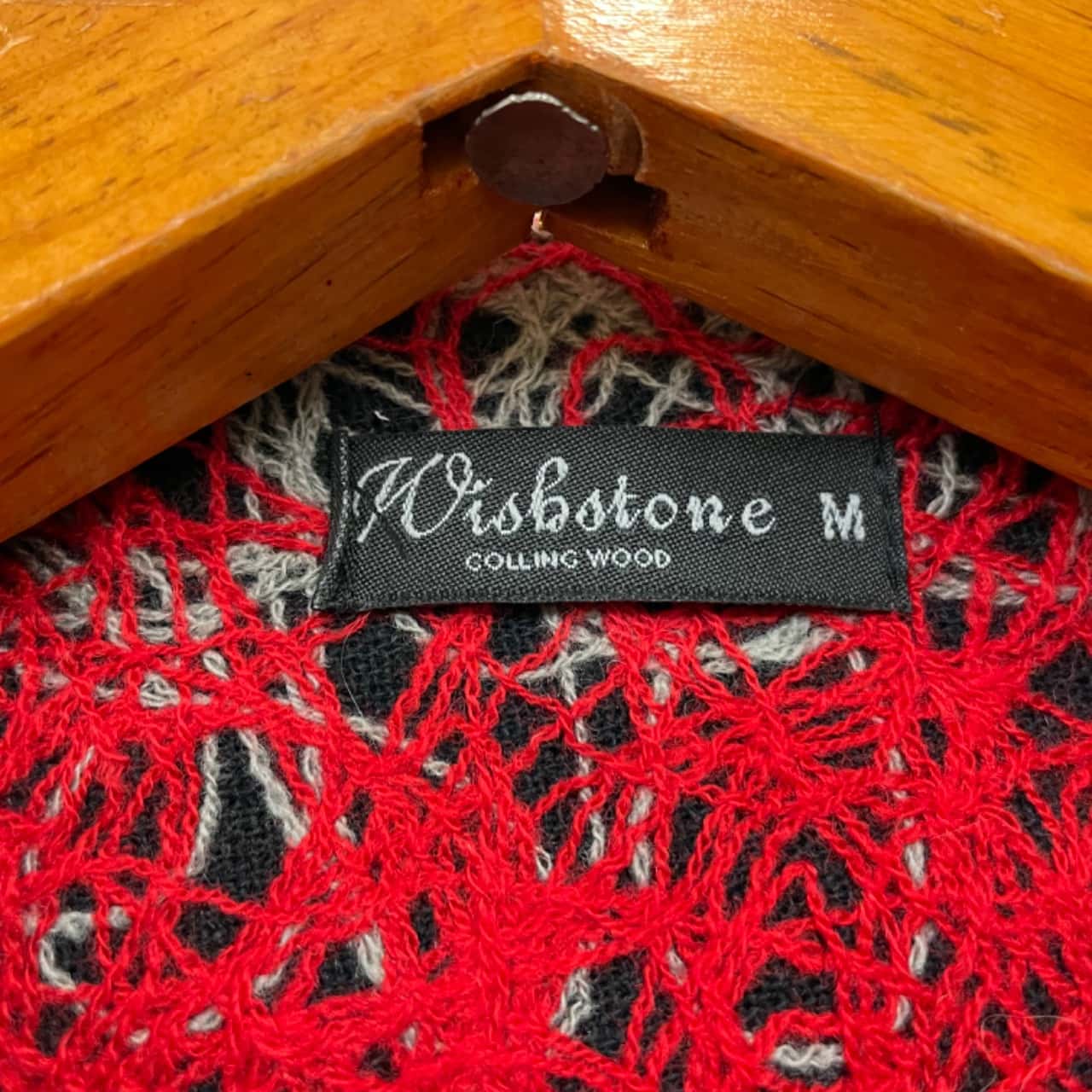 Wishstone Womens Size M Winter Coat Black / Grey / Red (s)