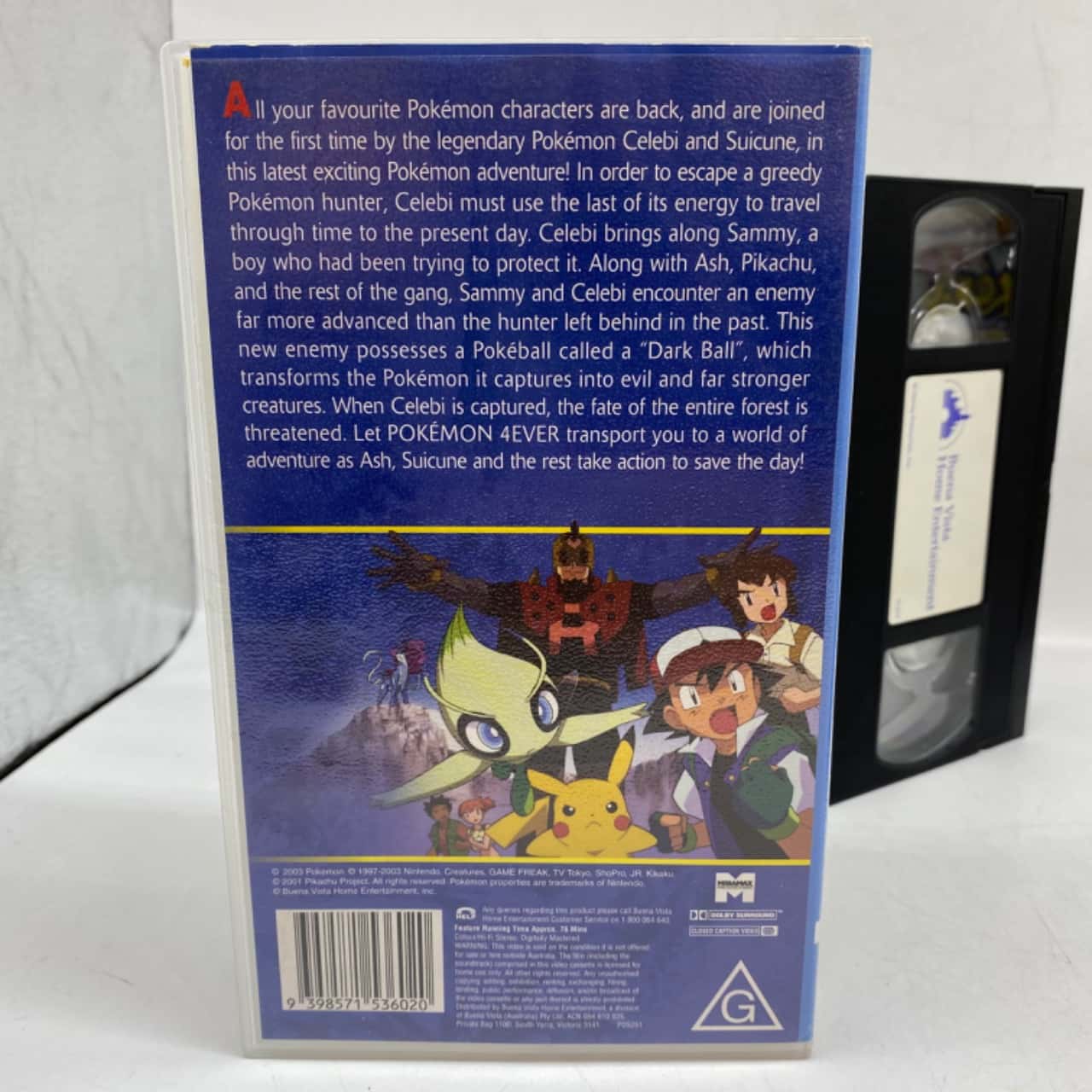 Pokémon 4 EVER and Pokémon First Movie - VHS Video Rare VGC
