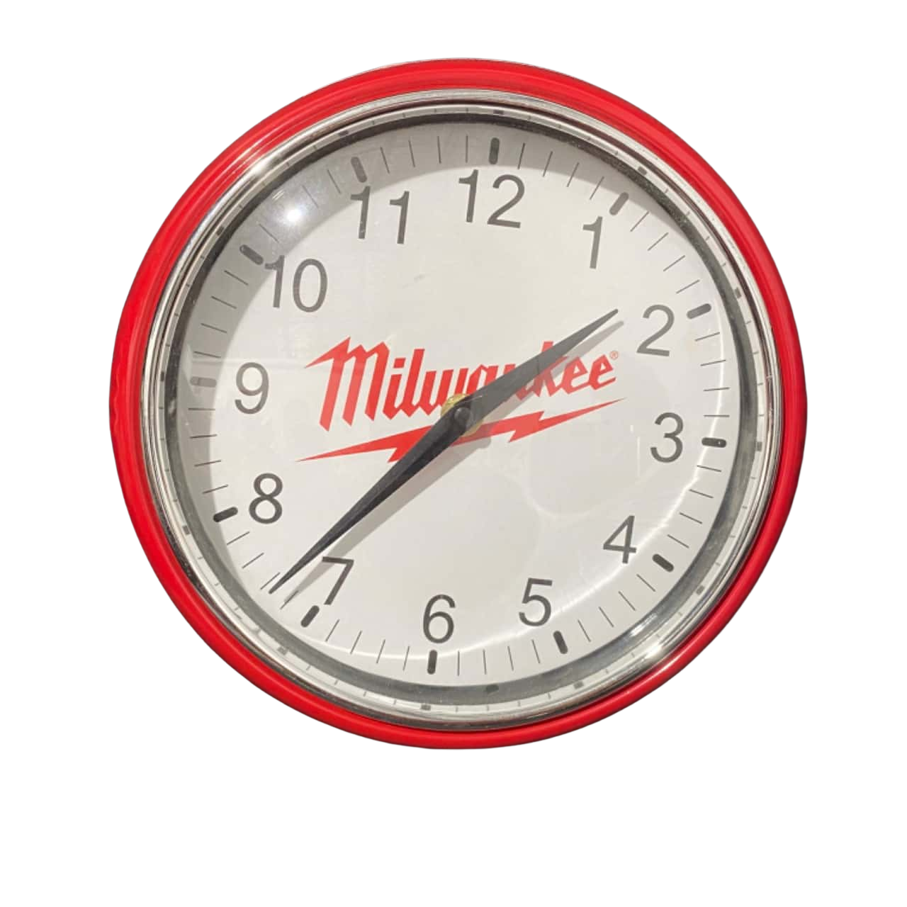 Milwaukee Wall Clock Red