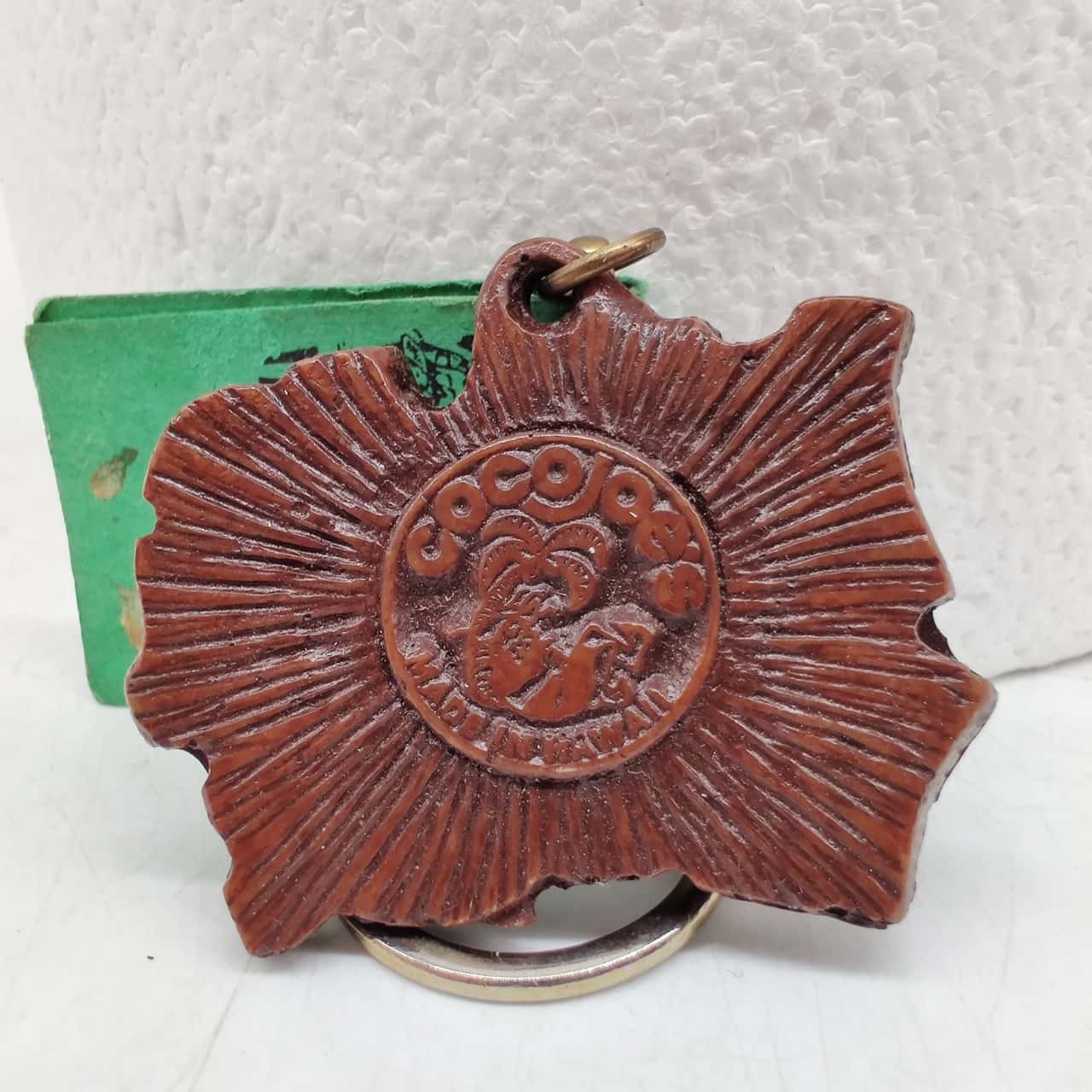 Vintage COCO JOES Hawaii Hang Loose Logo Keychain Keyring with TAG Hapa ...