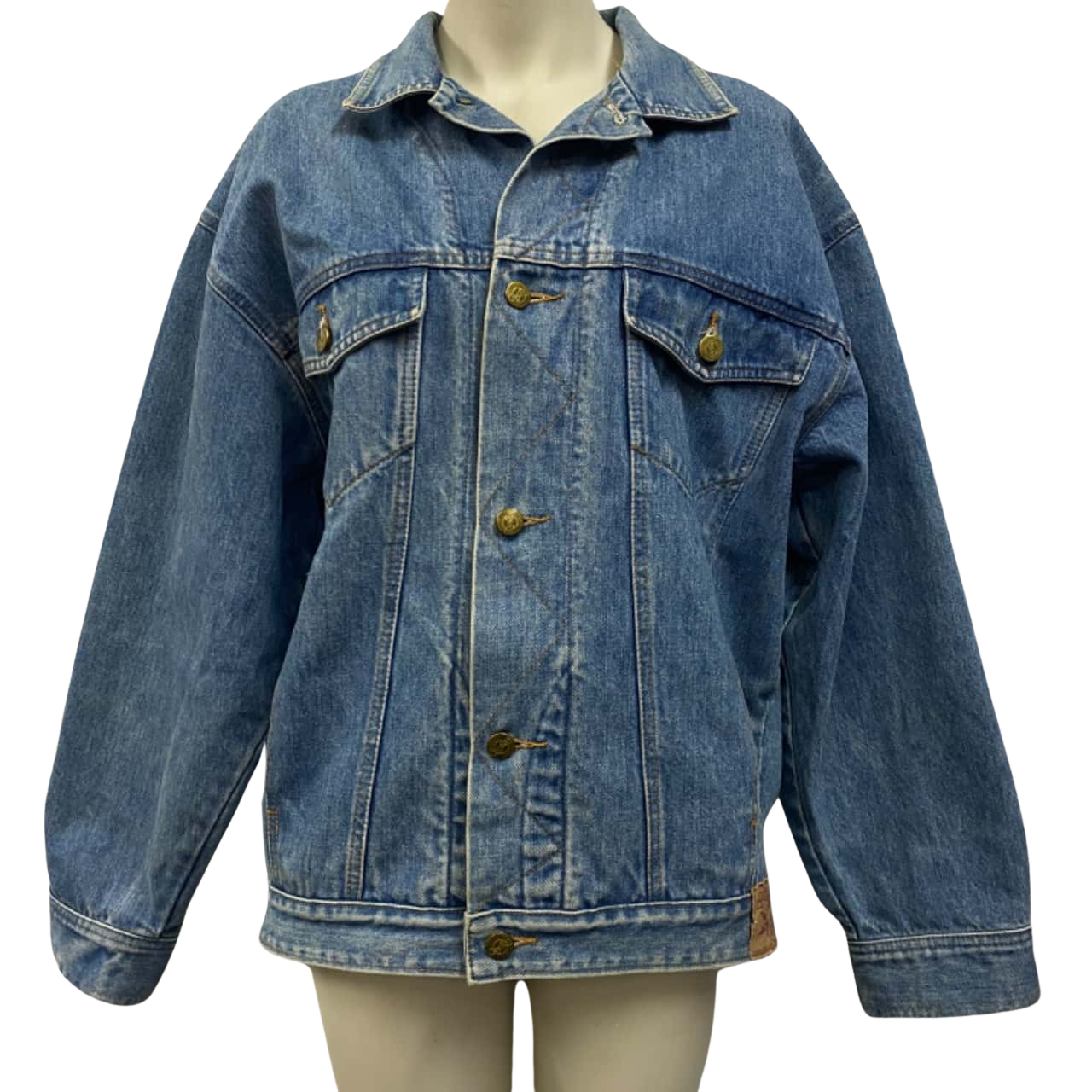 REDUCED COOGI/CUGGI Unisex Size M Denim Jacket Blue (s)