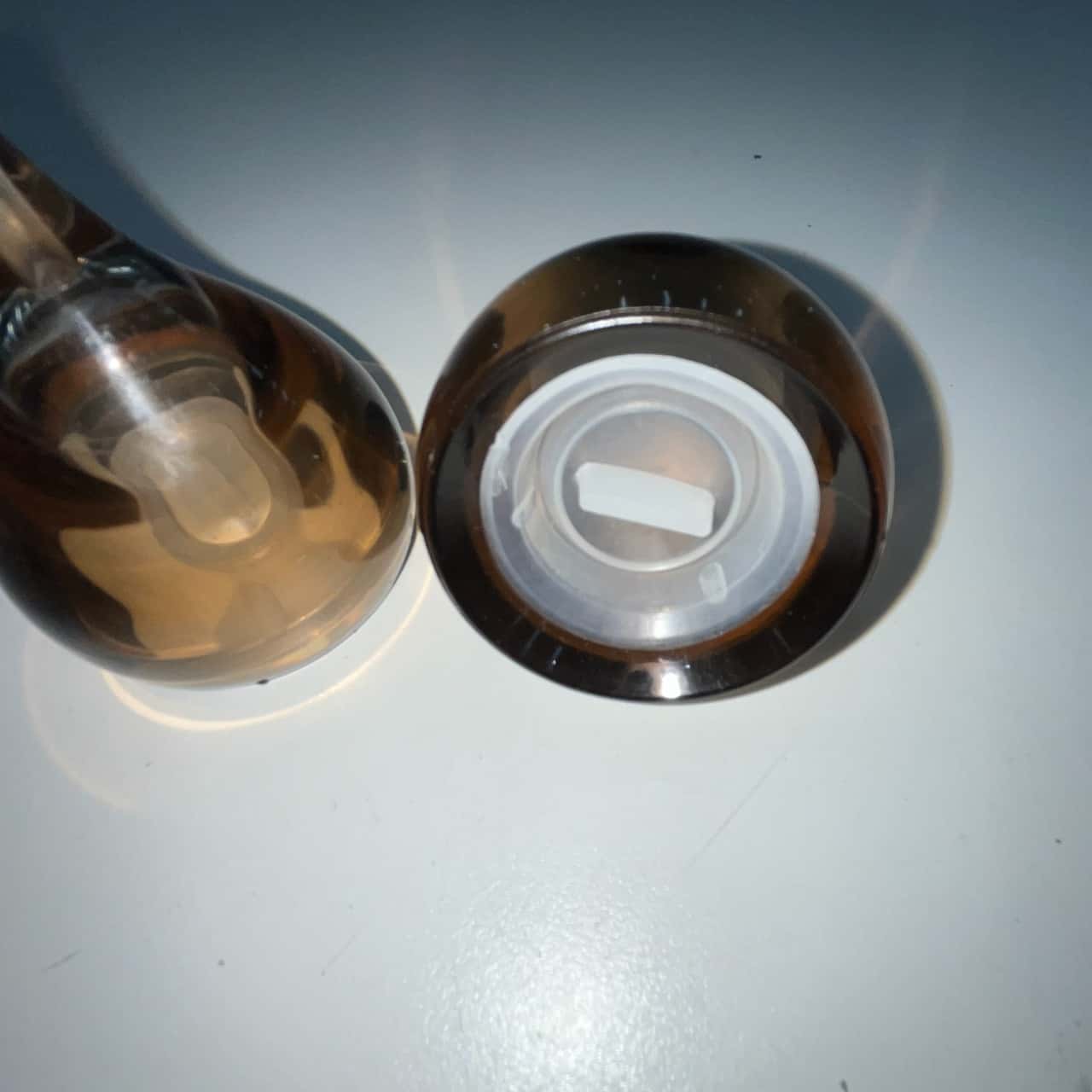 MCM Guzzini Lucite Teardrop Salt and Pepper shakers(s)