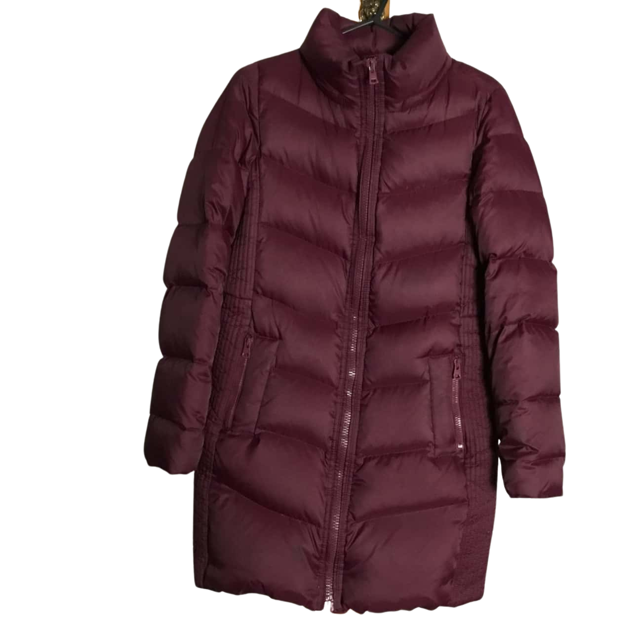 Gap Maroon Puffer Coat Size M