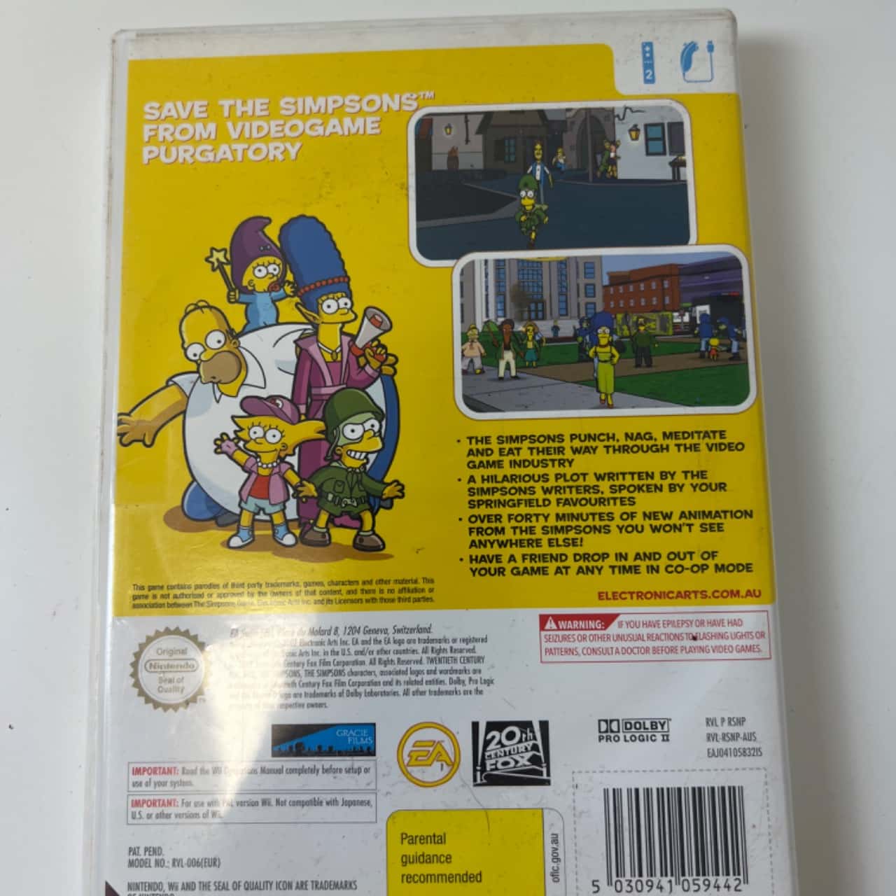 Woo the Simpsons game (s)