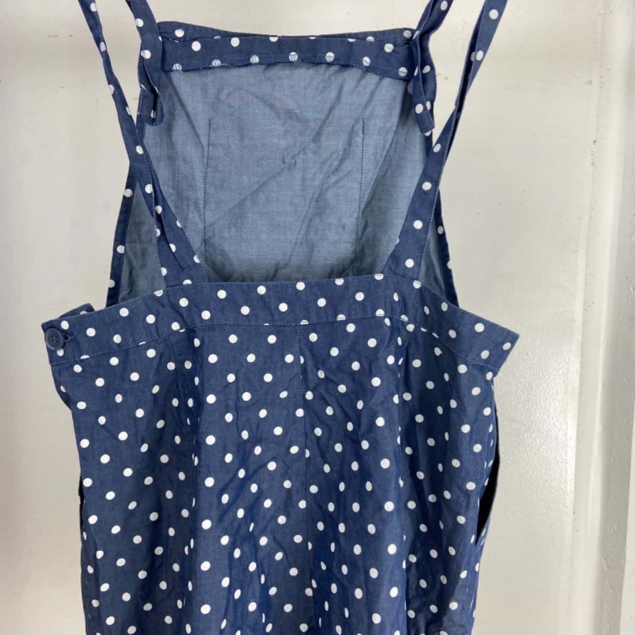 Dangerfield Womens Size 12 Overalls Polka Dot S