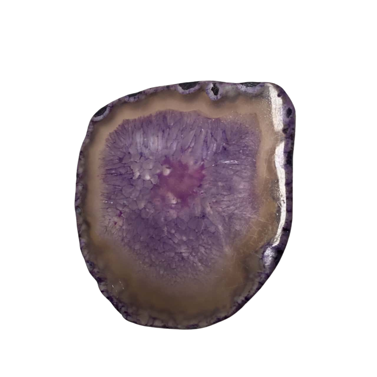 Purple Agate Gemstone Slice(s)