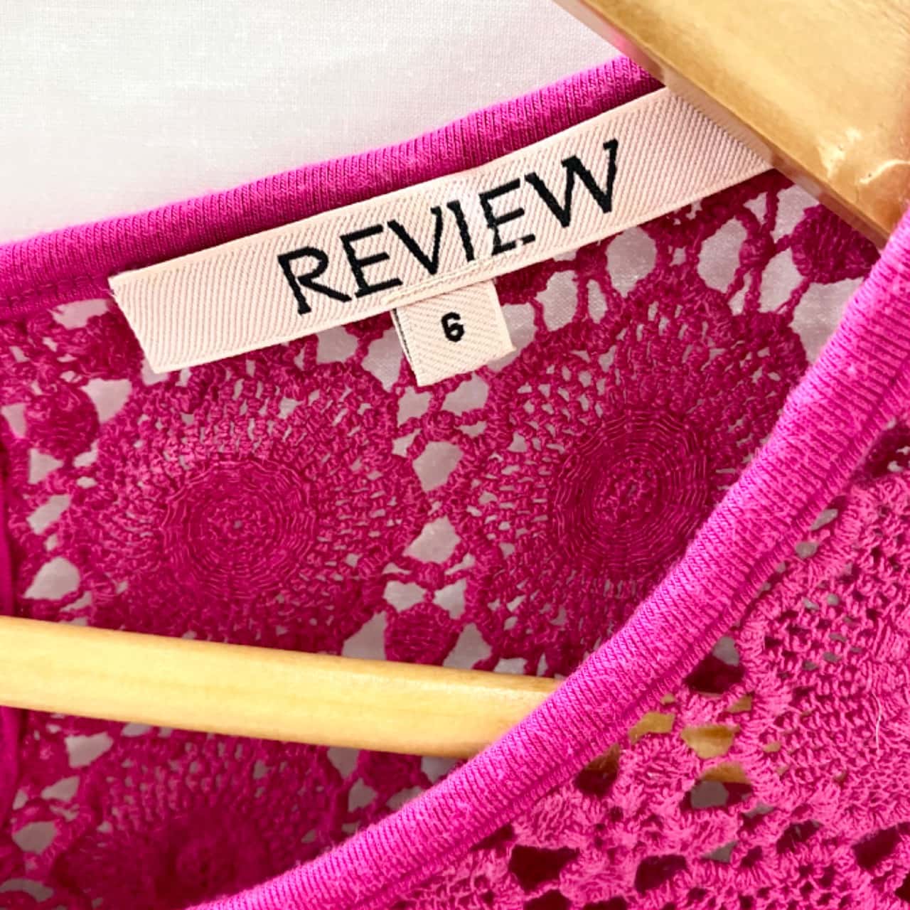 Review Size 6 Hot Pink cute top