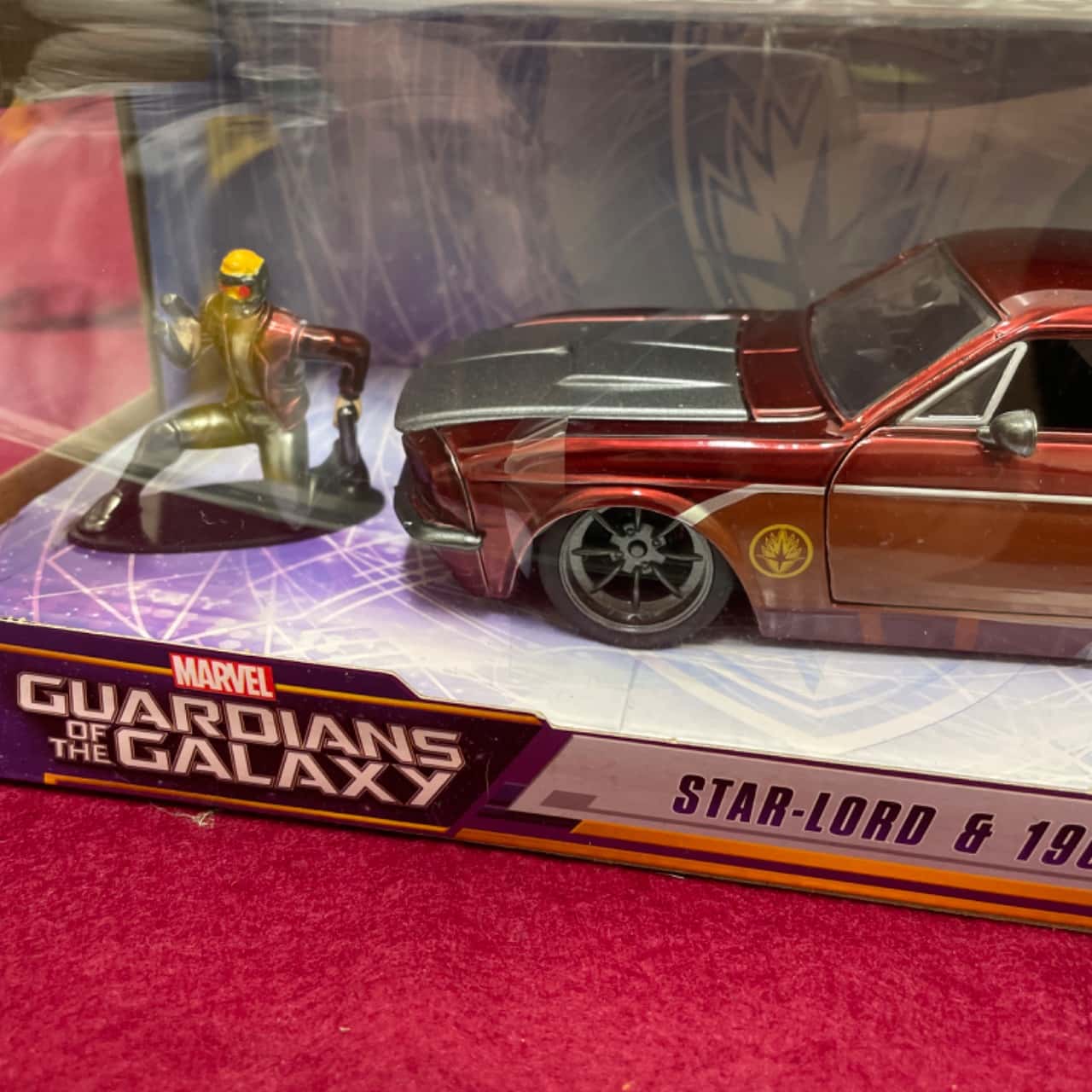 Marvel Guardians of the Galaxy Star Lord and 1967 Shelby