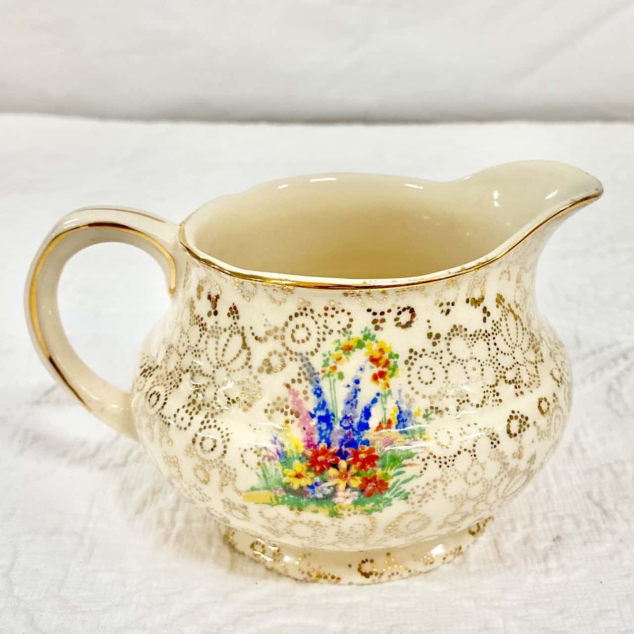 H & K Tunstall Crinoline Lady Milk Creamer Jug 8cm High(s)