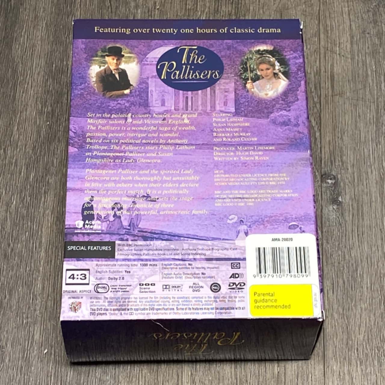 BBC The Pallisers - Classic Drama Series Box Set 8 discs PAL All Regions(s)