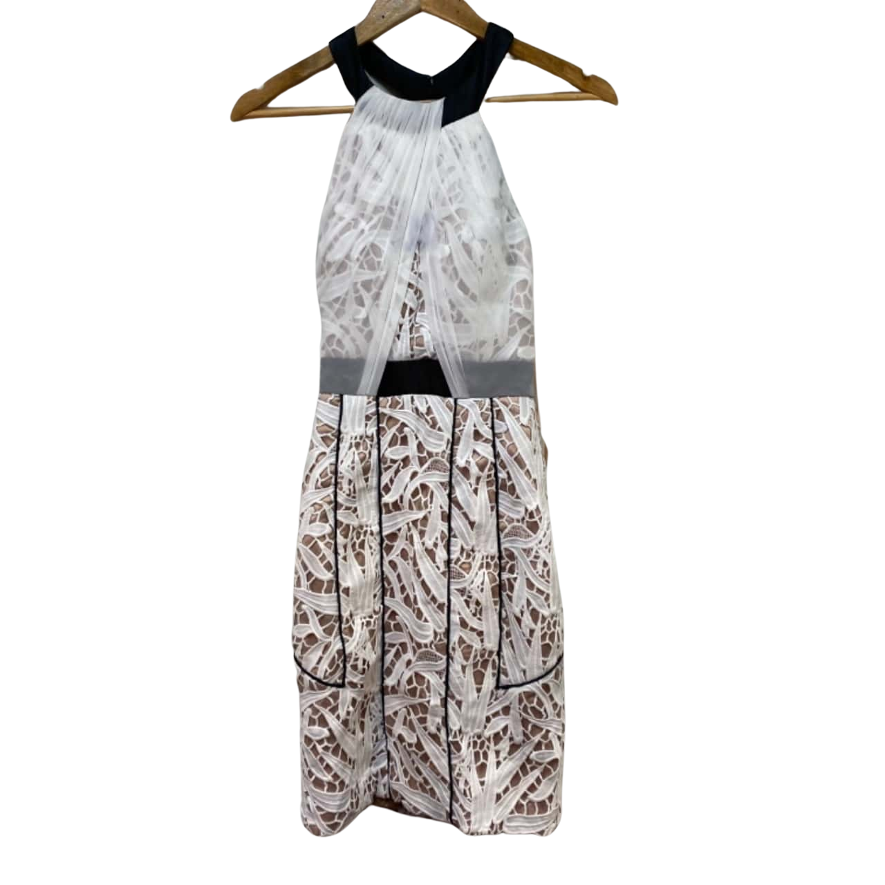 [Brand New] Bariano Womens Size 6 Chiffon Backless Mini Riley Chilli ...