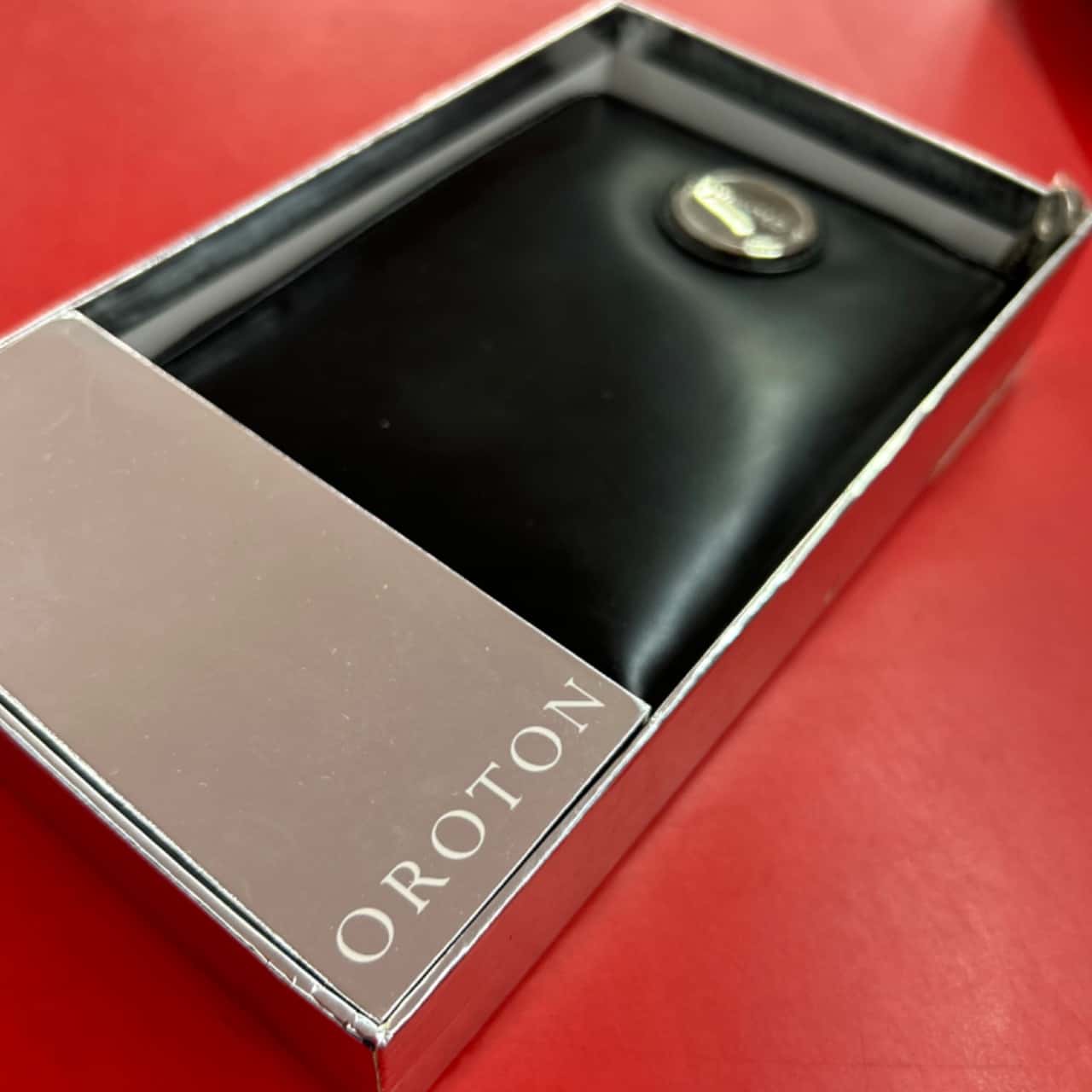 Oroton Metropolis Wallet Black Multi Pocket Zip Around *new without ...