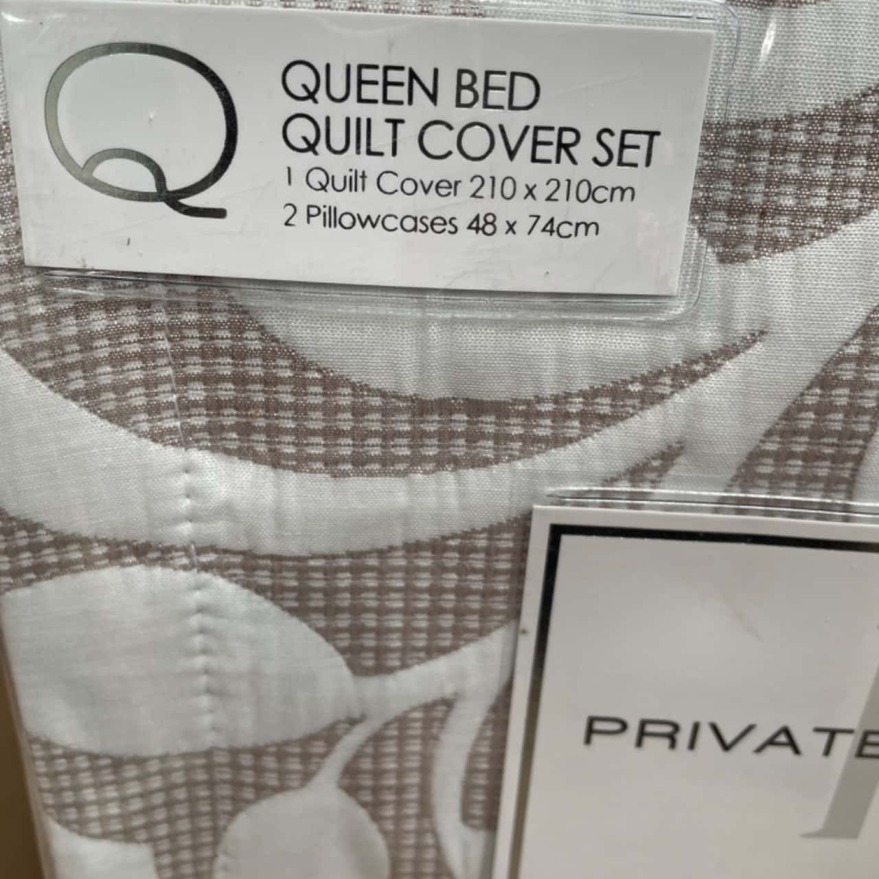 Marina Linen Private Collection Quilt Cover Set (Queen)(s)