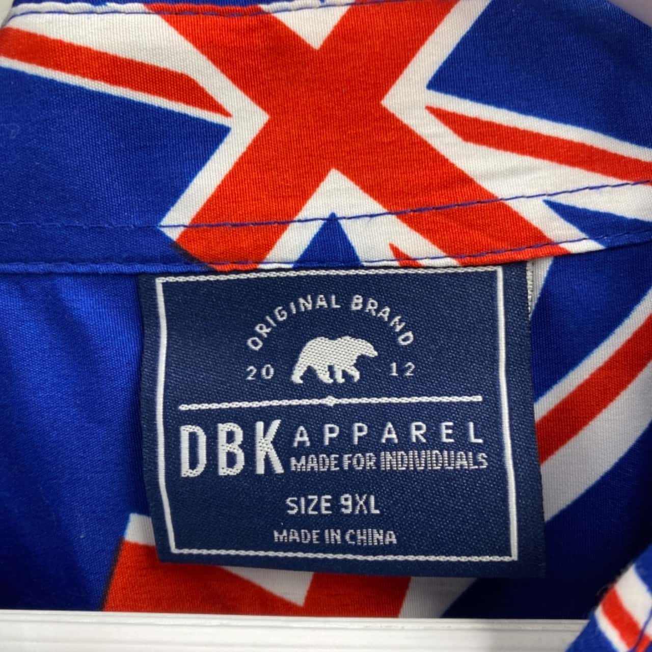 DBK Australian flag Mens Size XXXXXXXXL Blue / Pattern