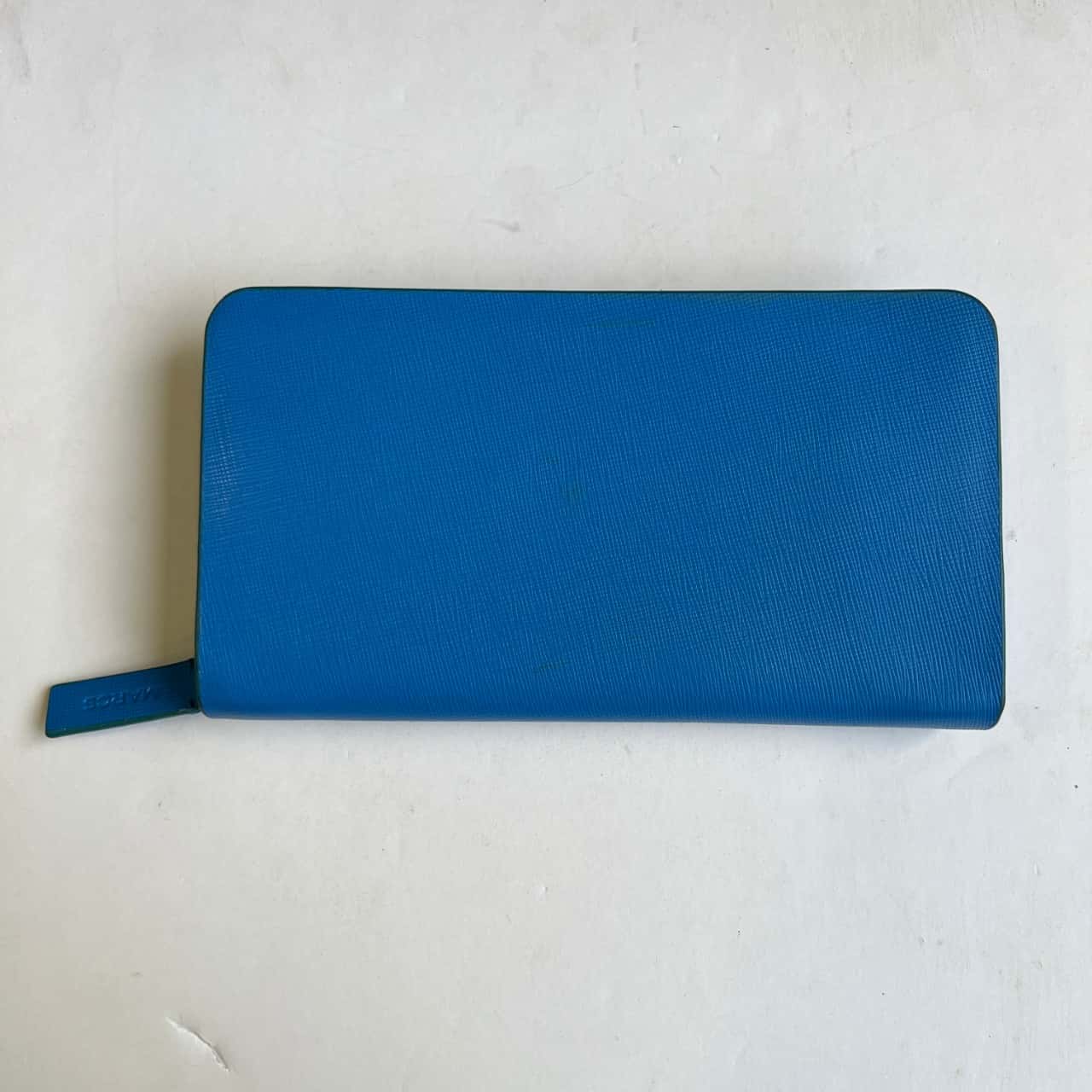 Marcs Womens Leather Zip Wallet Blue(s)