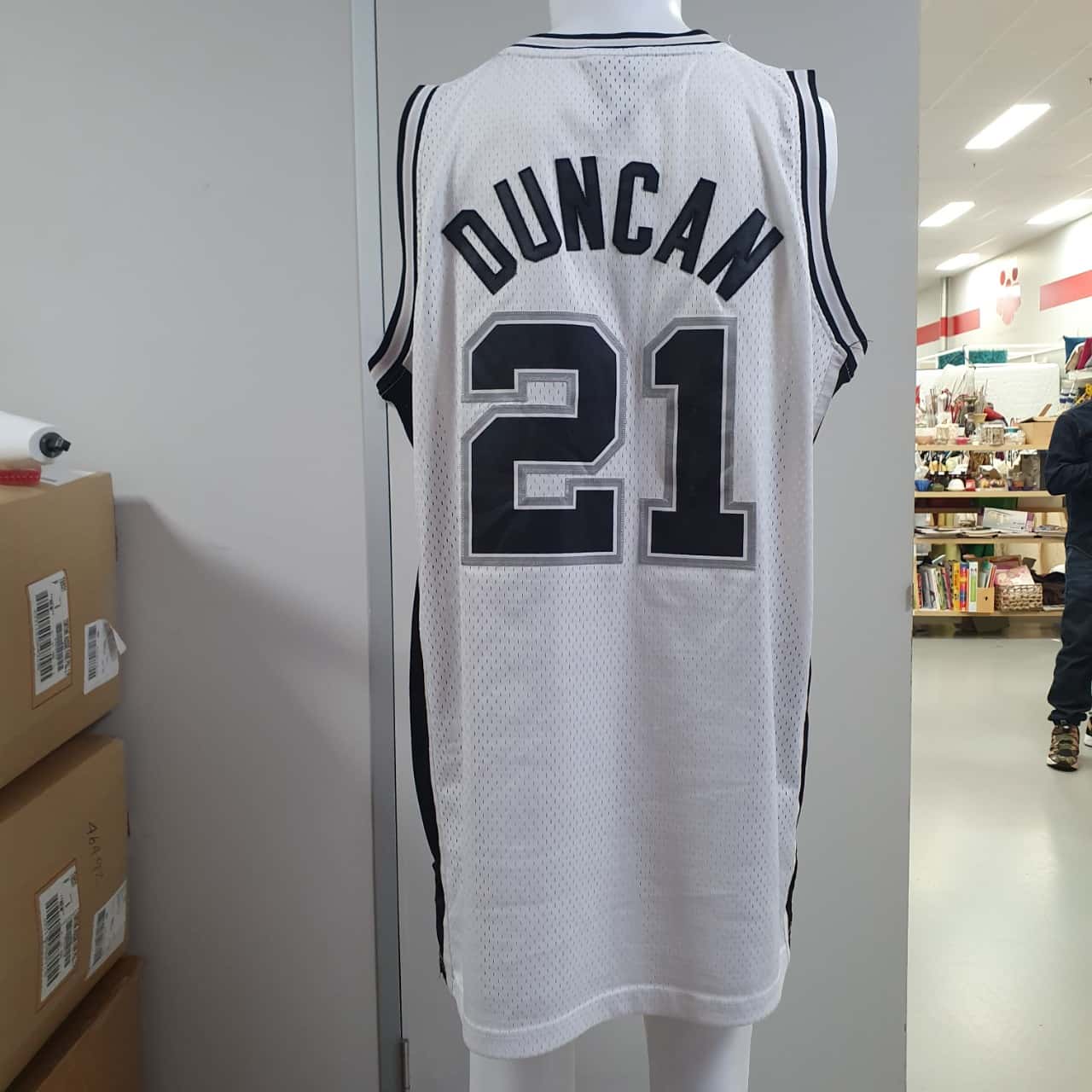 Adidas Spurs Duncan # 21 Basketball Singlet