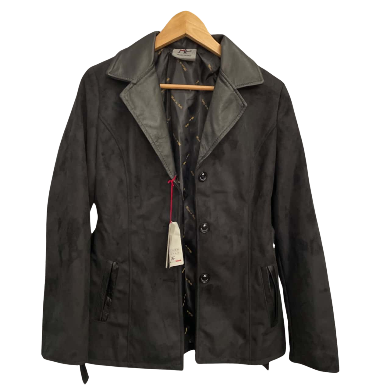 Womens AC Italian Suede Jacket Size M (s)