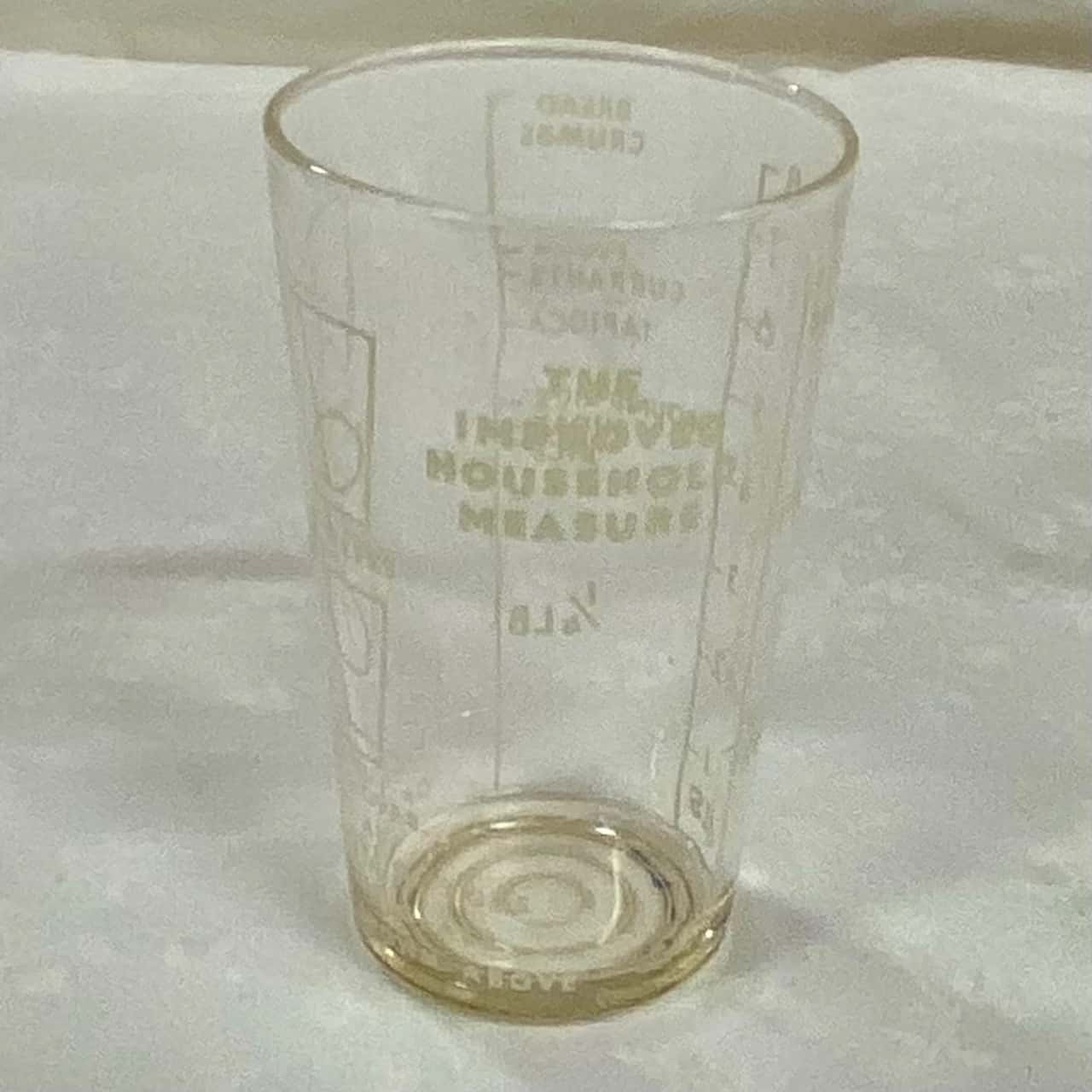 Vintage The Improved Household Measure Glass(s)