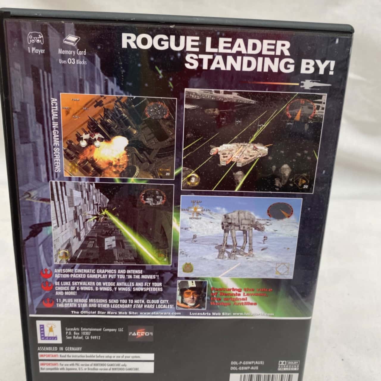 STAR WARS Rogue Leader - Rogue Squadron II - Nintendo GameCube Game ...