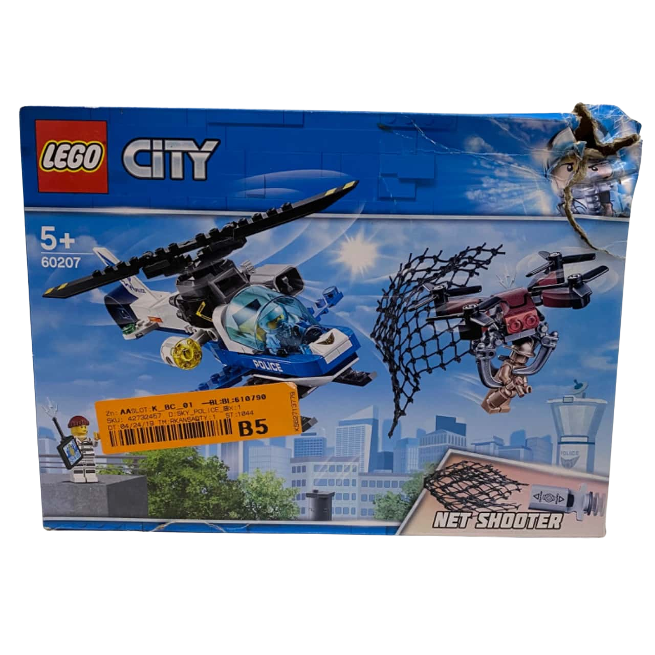Lego City Set 60207 Sky Police Drone Chase - Damaged Box(s)