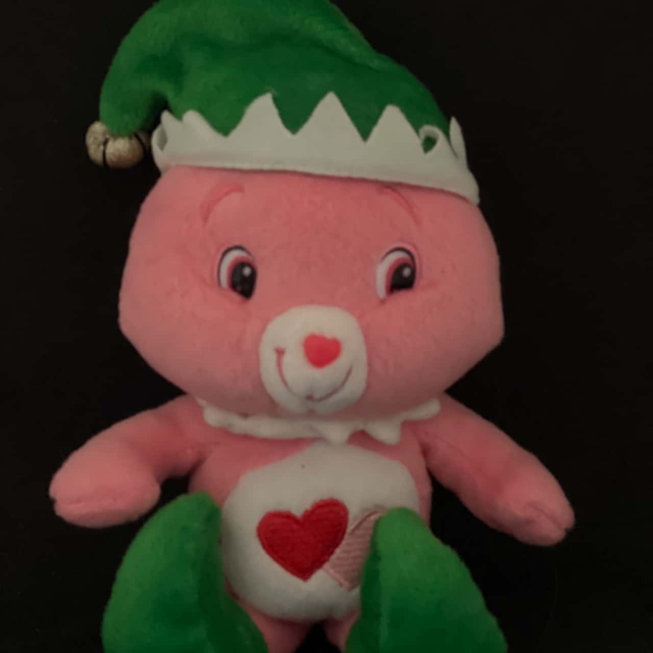 Care Bears 8” Love-a-lot Elf Bear Holiday Special Edition Christmas ...