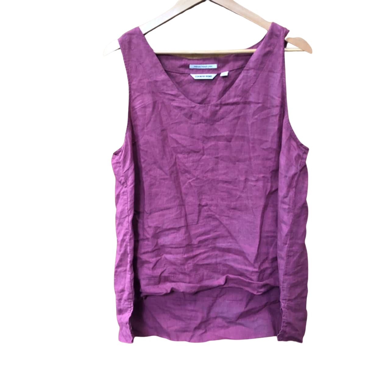 Country Road Pink Lilac Linen Tank Size 12(s)